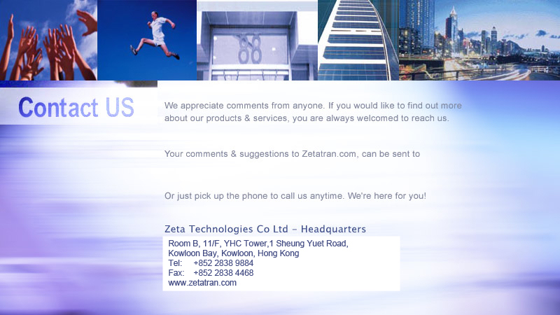 Zeta Technologies Co. Ltd - Contact Us